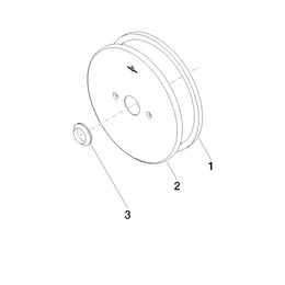 Dornbracht Abdeckung ohne Umstellung Ersatzteile 90110110300 D. 190 x 9 mm Chrom 90110110300-00