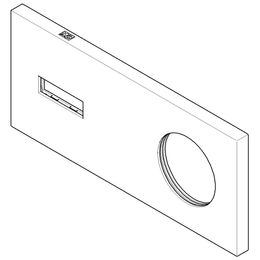 Dornbracht Abdeckung Ersatzteile 90110118600 80 x 180 x 9 mm Cyprum 90110118600-49