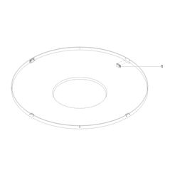 Dornbracht Abdeckung Ersatzteile 90110232500 D. 1240 x 80 mm 9011023250090