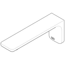 Dornbracht Auslauf Ersatzteile 90118401001 170 mm Platin geb&uuml;rstet 90118401001-06