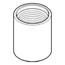 Dornbracht Anschluss Adapter f&uuml;r Regenbrause Ersatzteile 09240317720 D. 25 x 30 mm Wei&szlig; matt 09240317720-10