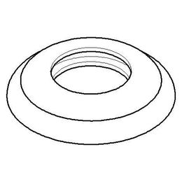 Dornbracht Rosette Ersatzteile 092735004 D. 55 x D. 26,3 x 10 mm Messing (23kt Gold) 092735004-09