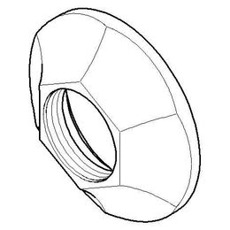 Dornbracht Rosette M34 x 1 Ersatzteile 092737101 D. 60,6 x 15,3 mm Chrom 092737101-00