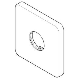 Dornbracht Rosette Ersatzteile 092771012 78 x 78 x 9 mm Chrom 092771012-00
