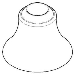Dornbracht Rosette Ersatzteile 092782001 D. 60 x 45 mm Platin geb&uuml;rstet 092782001-06