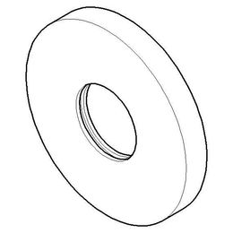 Dornbracht Rosette Ersatzteile 092797020 D. 70 x 9,2 x D. 26,3 mm chr geb&uuml;rstet 092797020-93