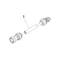 Dornbracht AQUACIRCLE Anschluss Aufschraubverbinder Aquacircle Ersatzteile 90240434601 D. 32 x 140 m 9024043460190