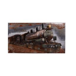 Harms Import & Vertriebs GmbH & Co. KG - 3D Metallbild Dampflok
