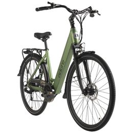 Adore Adore E-Citybike 28" Alu Cityfahrrad CV-180 Heckmotor 45NM / 12,8Ah Maigrün matt