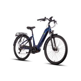 Quantum Sport Wave 10 Gang Bafang Mittelmotor Nightblue glanz