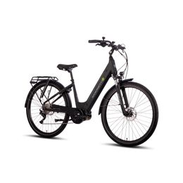 SAXONETTE Premium Sport E-Bike Wave Scheibenbremsen Mittelmotor Federgabel 10 Ga...