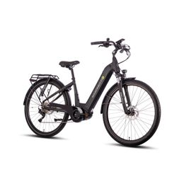 Quantum Sport Wave 10 Gang Bafang Mittelmotor Schwarz matt