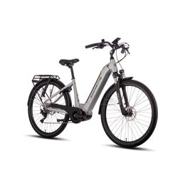 Quantum Sport Wave 10 Gang Bafang Mittelmotor Silber matt