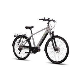 SAXONETTE Premium Sport E-Trekkingbike 10 Gang Scheibenbremse, Federgabel, Mitt...