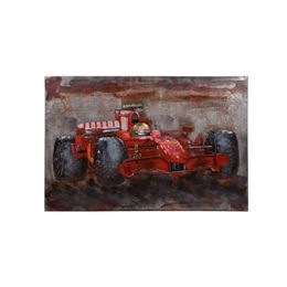 Harms Import & Vertriebs GmbH & Co. KG - 3D Metallbild Rennwagen