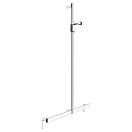 KEUCO AXESS Duschhandlauf mit Brausestange, Metall, B: 100 x H: 130,1 cm, 35014011013 35014011013