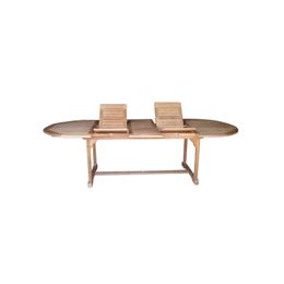 Sedex Gartentisch Liberia oval 180-260x110 cm ausziehbar natur