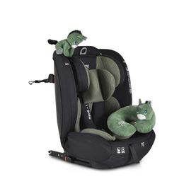 Moni Kindersitz i-Size i-Safe (76-150cm) Isofix, Top Tether, 13-fach verstellbar grün