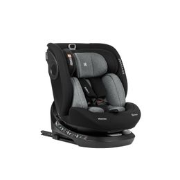 Kikkaboo i-Size Kindersitz i-Hike (40-150 cm) Isofix, 360° drehbar, verstellbar dunkelgrau