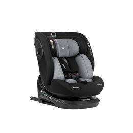 Kikkaboo i-Size Kindersitz i-Hike (40-150 cm) Isofix, 360° drehbar, verstellbar hellgrau