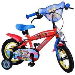 PAW PATROL Core Kinderfahrrad 12 Zoll 90-105 cm Größe Mädchen Jungen Fahrrad Alter ab ca. 3 Jahre mit Felgenbremsen