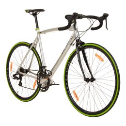 Galano Vuelta STI Rennrad 28 Zoll Damen Herren ab 150 cm Fahrrad Fitnessrad 14 Gänge grau/grün 62 cm