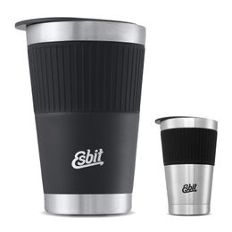 Esbit Thermobecher Isolierbecher Sculptor Kaffee Auto Becher Kaffeetasse 550 ml Farbe: schwarz