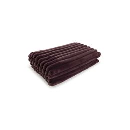 MAGMA Tagesdecke RAYA aubergine 200x140 cm