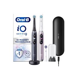 Oral-B iO Series 9 Duo Black Onyx/Rose Quartz Elektrische Zahnbürste