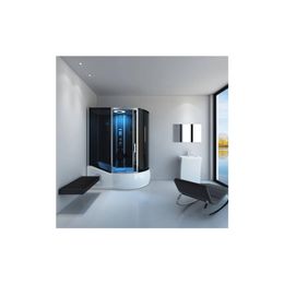 Home Deluxe Dampfdusche ALLIN 4IN1 - Schwarz Rechts