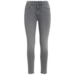 Gina Damen Skinny Jeans mit Used-Waschung