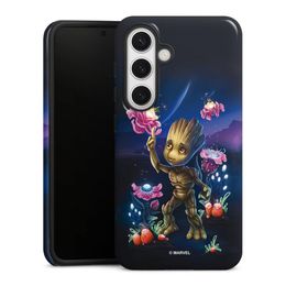 DeinDesign Galaxy S24 Handy Panzer Handyh&uuml;lle robuste Outdoor H&uuml;lle Schutzh&uuml;lle gl&auml;nzend Baby Groot Marvel Guardians Of The Galaxy Tough Case