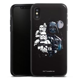 DeinDesign iPhone X Handy Silikon H&uuml;lle Case schwarz Handyh&uuml;lle Weltall Star Wars Movie