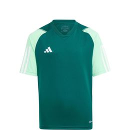 adidas Performance Funktionsshirt 'Tiro 23' Jungen Größe 128 grün / neongrün / weiß