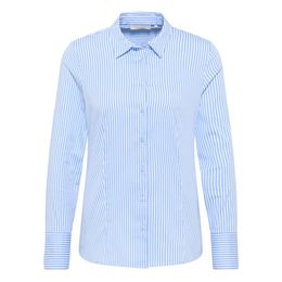Eterna Bluse 'Modern Classic' Damen Größe 6XL hellblau / weiß