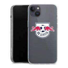 DeinDesign iPhone 14 Plus Handy Silikon H&uuml;lle Case transparent Handyh&uuml;lle Official Licensed Product Transparent Rb Leipzig Silikon Case