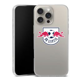 DeinDesign iPhone 16 Pro Max Handy Silikon H&uuml;lle Case transparent Handyh&uuml;lle Official Licensed Product Transparent Rb Leipzig Silikon Case