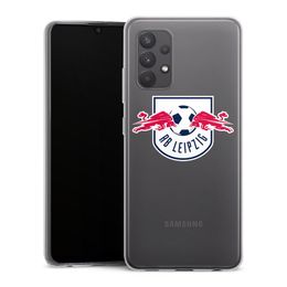 DeinDesign Galaxy A32 4G Handy Silikon H&uuml;lle Case transparent Handyh&uuml;lle Official Licensed Product Transparent Rb Leipzig Silikon Case