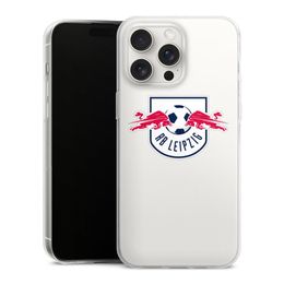 DeinDesign iPhone 15 Pro Max Handy Silikon H&uuml;lle Case transparent Handyh&uuml;lle Official Licensed Product Transparent Rb Leipzig Silikon Case