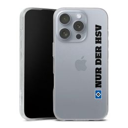DeinDesign iPhone 16 Pro Handy Silikon H&uuml;lle Case transparent Handyh&uuml;lle Hsv Transparent Hamburger Sv Silikon Case