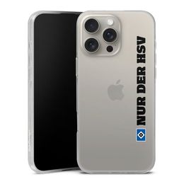DeinDesign iPhone 16 Pro Max Handy Silikon H&uuml;lle Case transparent Handyh&uuml;lle Hsv Transparent Hamburger Sv Silikon Case