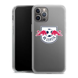 DeinDesign iPhone 12 Pro Max Handy Silikon H&uuml;lle Case transparent Handyh&uuml;lle Official Licensed Product Rb Leipzig Transparent Silikon Case