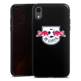 DeinDesign iPhone Xr Handy Silikon H&uuml;lle Case schwarz Handyh&uuml;lle Official Licensed Product Transparent Rb Leipzig