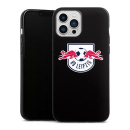DeinDesign iPhone 13 Pro Max Handy Silikon H&uuml;lle Case schwarz Handyh&uuml;lle Official Licensed Product Transparent Rb Leipzig