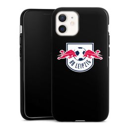 DeinDesign iPhone 12 Handy Silikon H&uuml;lle Case schwarz Handyh&uuml;lle Official Licensed Product Rb Leipzig Transparent
