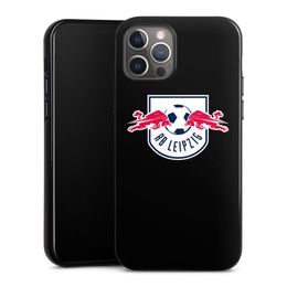 DeinDesign iPhone 12 Pro Handy Silikon H&uuml;lle Case schwarz Handyh&uuml;lle Official Licensed Product Rb Leipzig Transparent