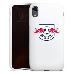 DeinDesign iPhone Xr Handy Silikon H&uuml;lle Case wei&szlig; Handyh&uuml;lle Official Licensed Product Transparent Rb Leipzig Silikon Case