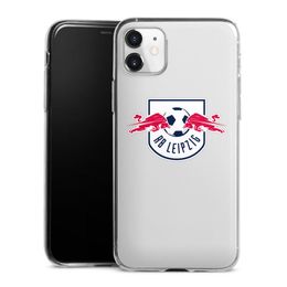 DeinDesign iPhone 11 Handy Slim Case Silikon Handyh&uuml;lle transparent H&uuml;lle extra d&uuml;nn Official Licensed Product Rb Leipzig Transparent Silikon Slim Case