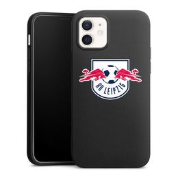 DeinDesign iPhone 12 Handy Premium Silikon H&uuml;lle Handyh&uuml;lle schwarz Case Official Licensed Product Transparent Rb Leipzig Silikon Premium Case