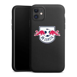 DeinDesign iPhone 11 Handy Premium Silikon H&uuml;lle Handyh&uuml;lle schwarz Case Official Licensed Product Transparent Rb Leipzig Silikon Premium Case